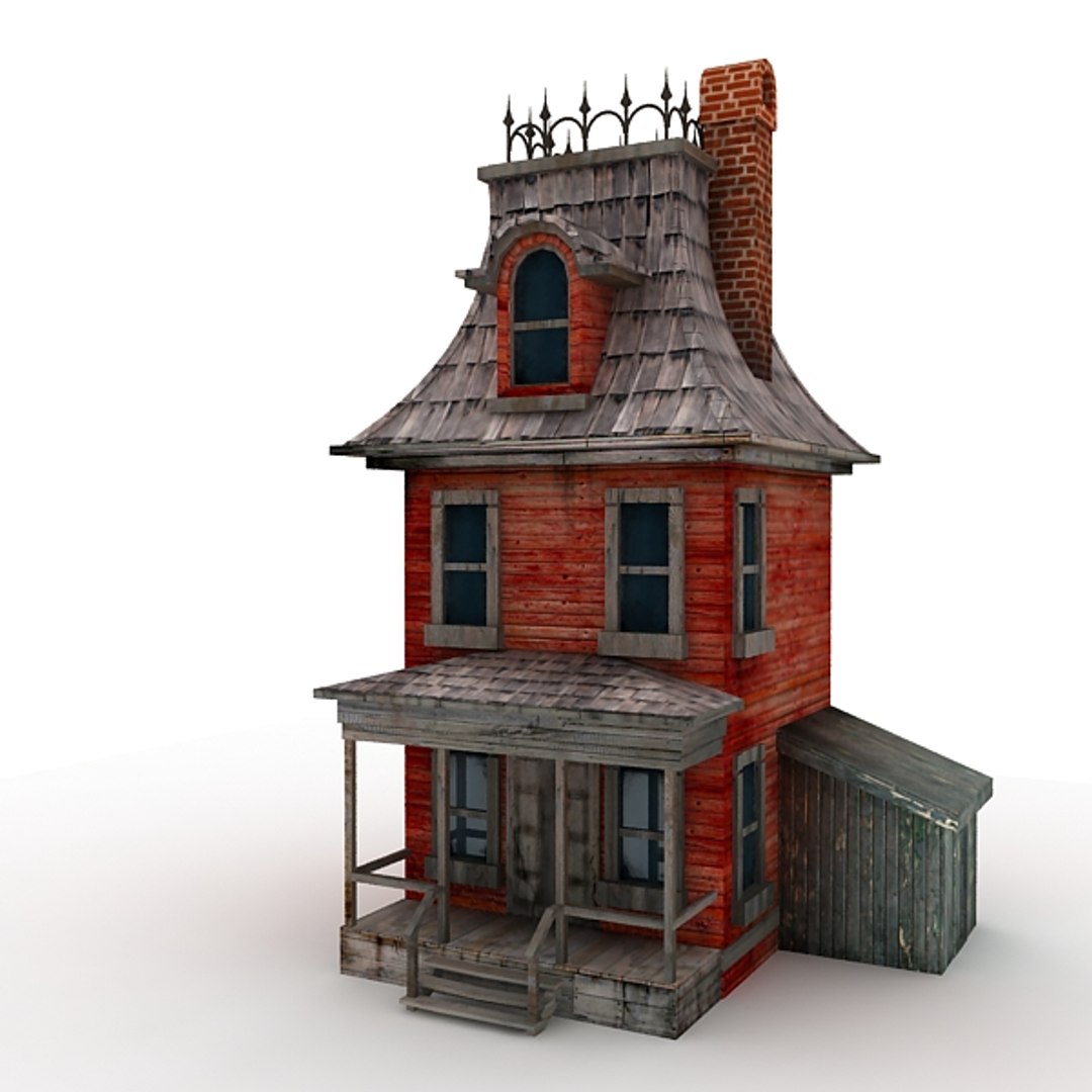 3ds max cartoonish house