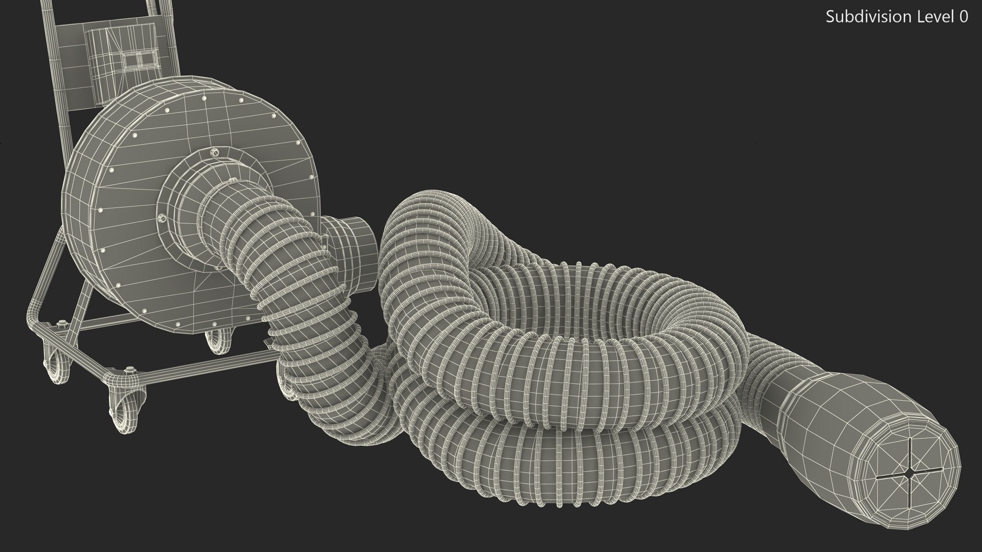 3D Car Exhaust Extractor Rigged For Maya - TurboSquid 2384209