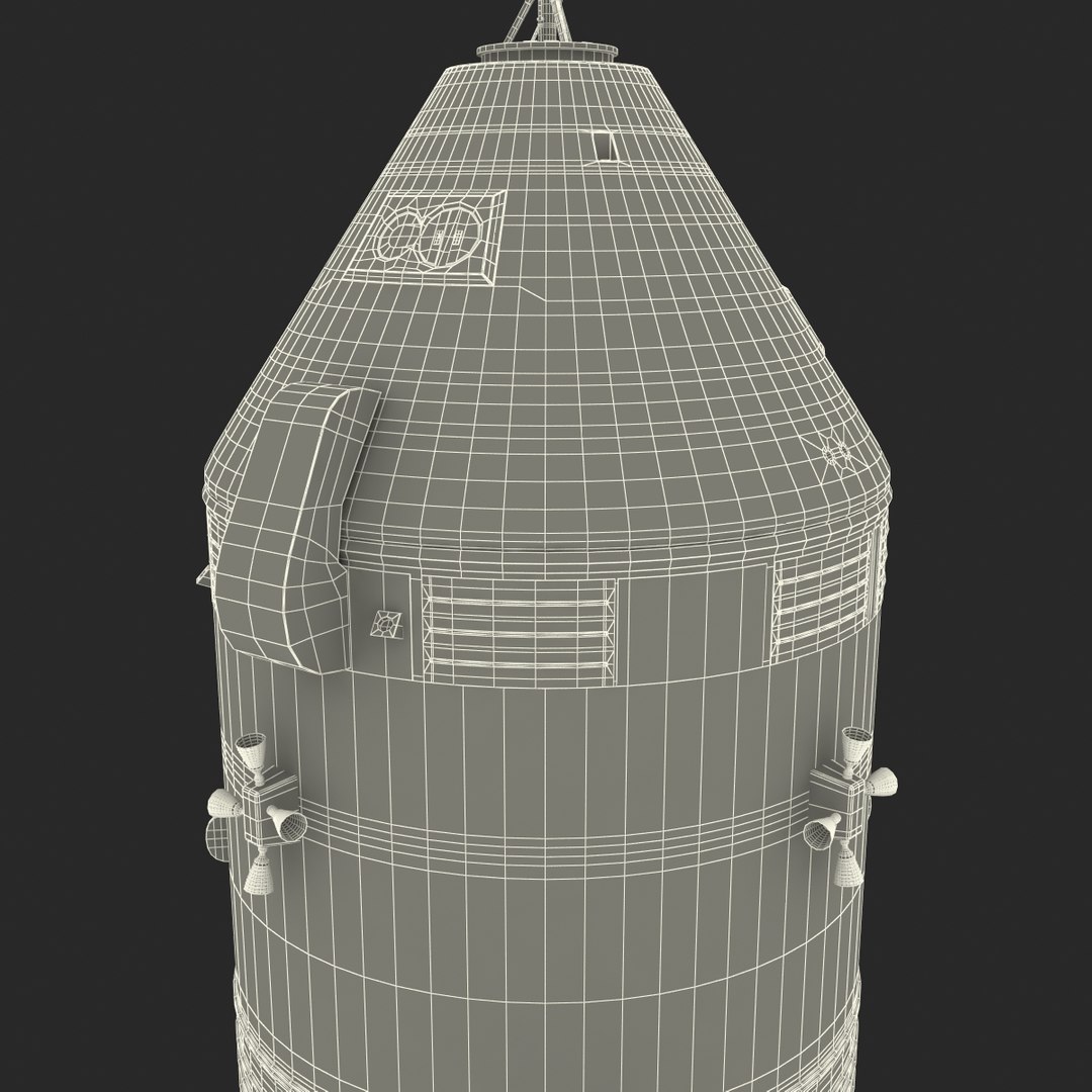 apollo spacecraft 3d model