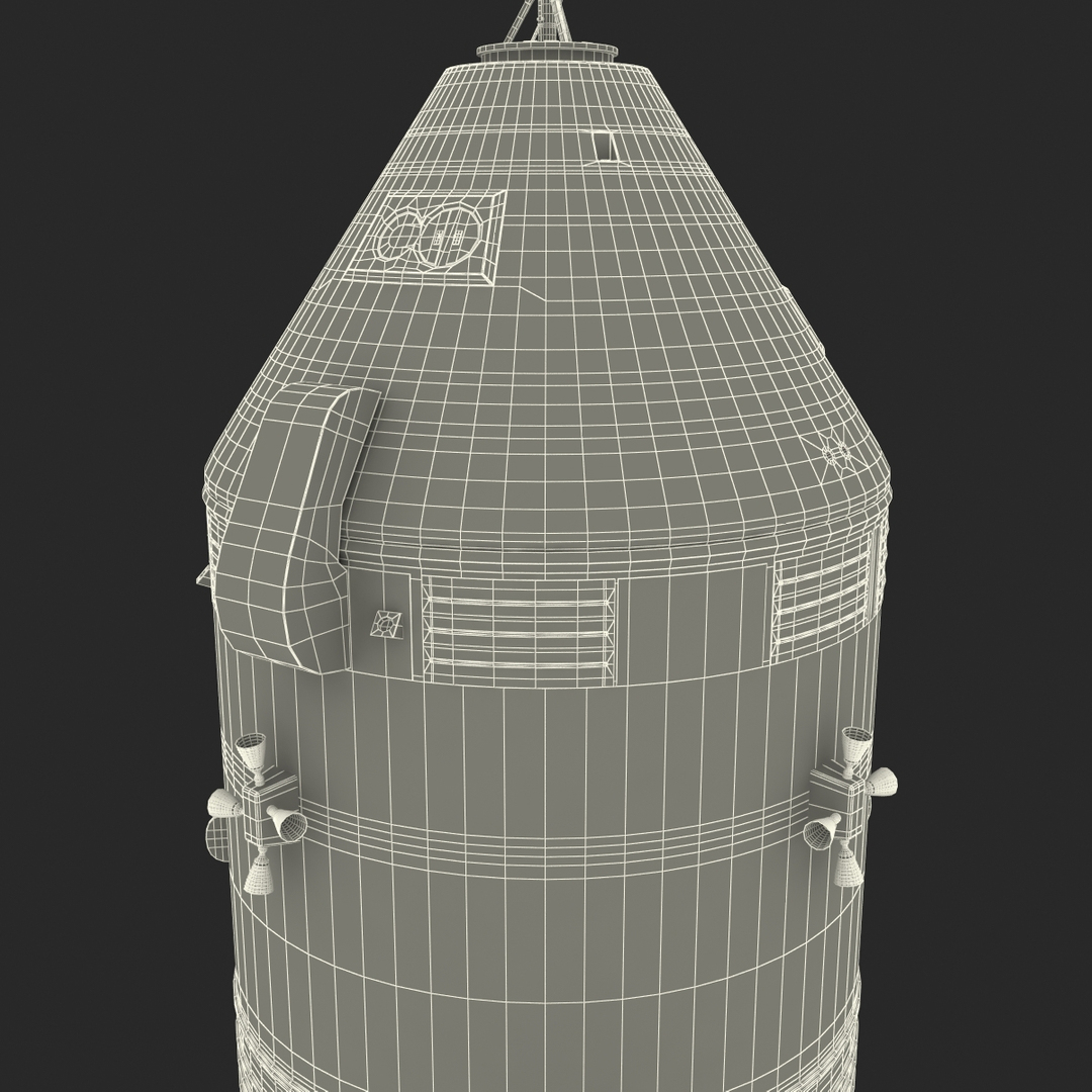 apollo spacecraft 3d model