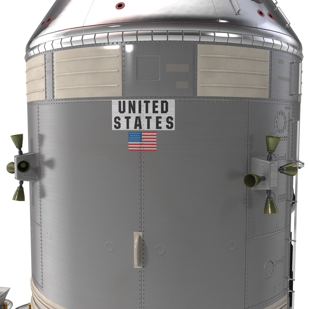 apollo spacecraft 3d model