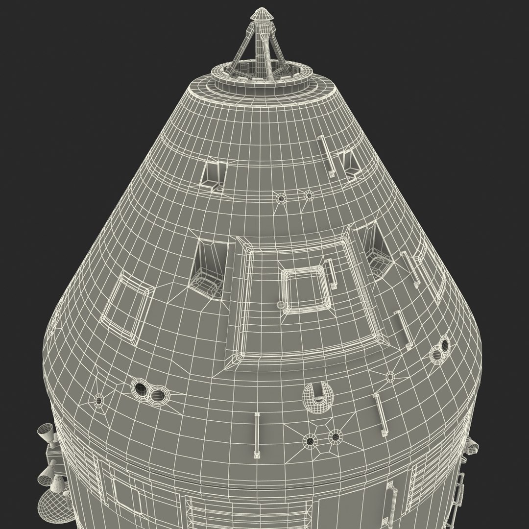 apollo spacecraft 3d model