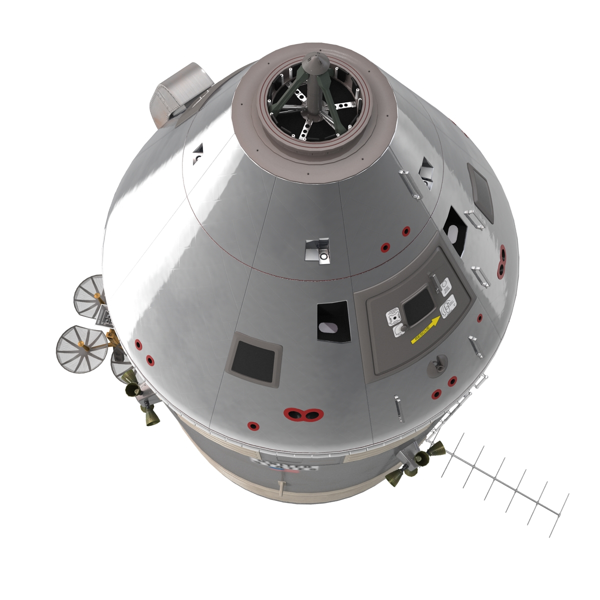 apollo spacecraft 3d model