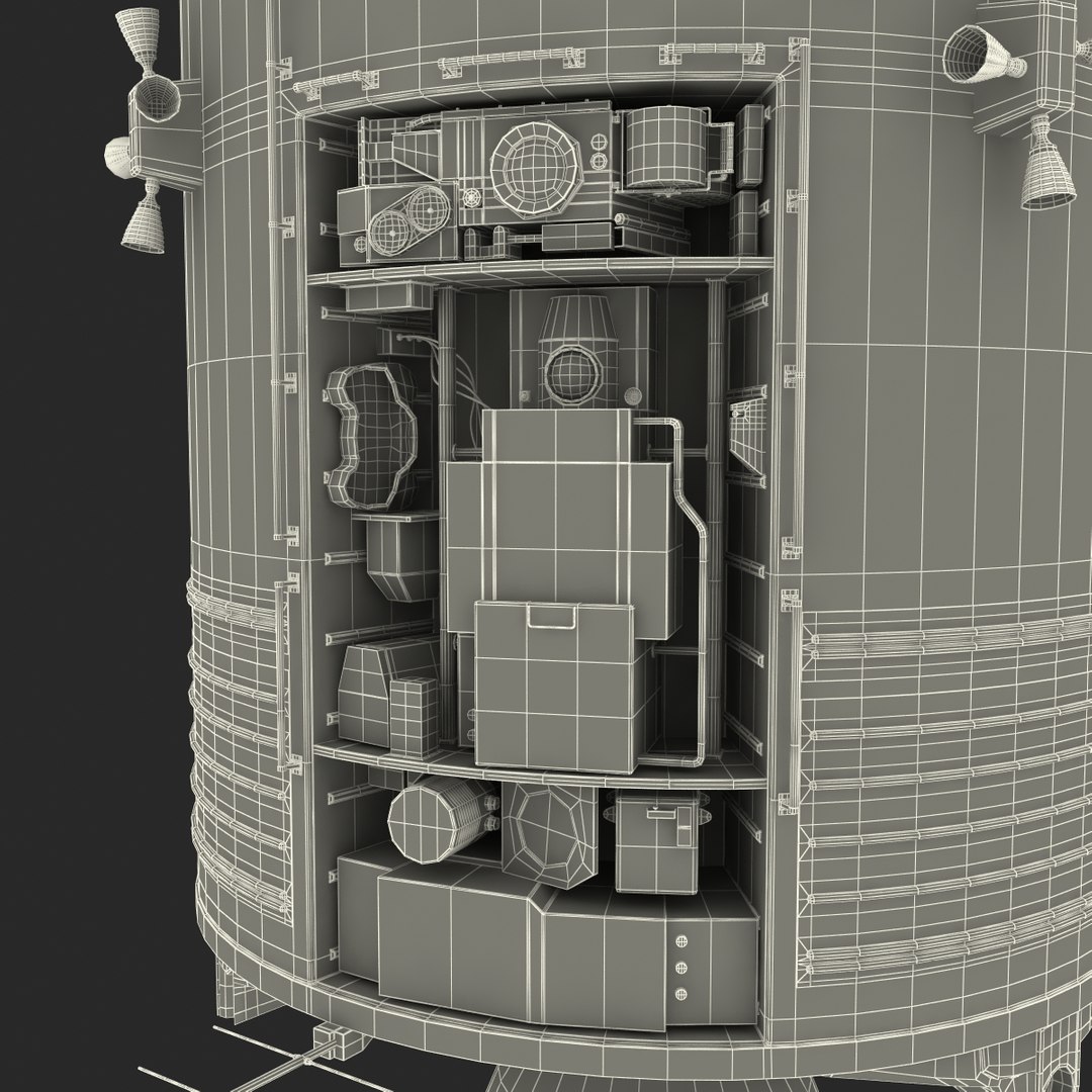 apollo spacecraft 3d model