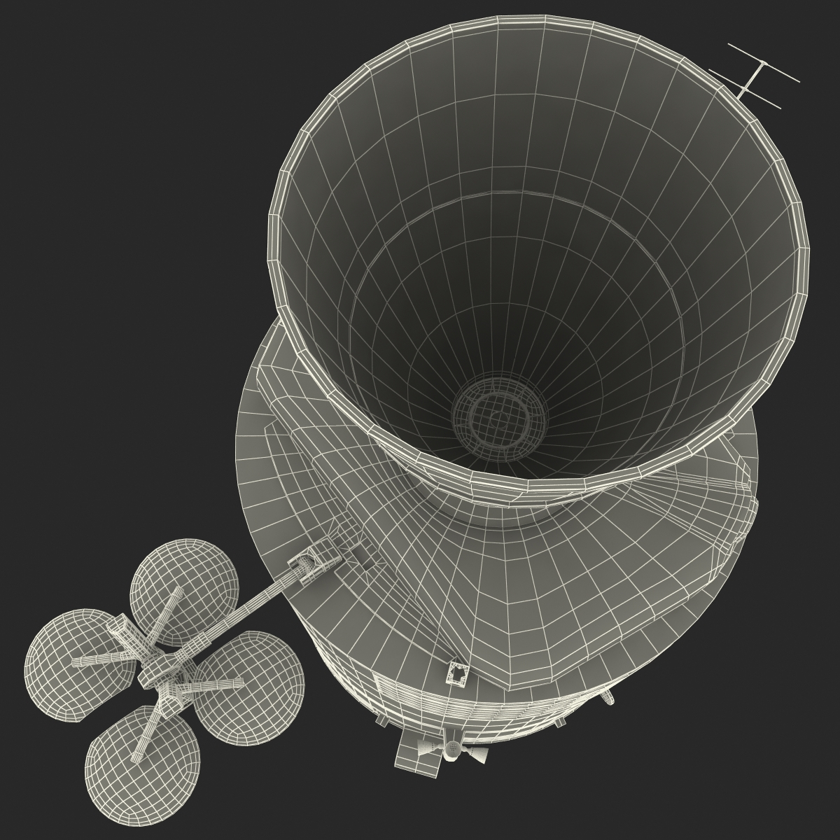 apollo spacecraft 3d model