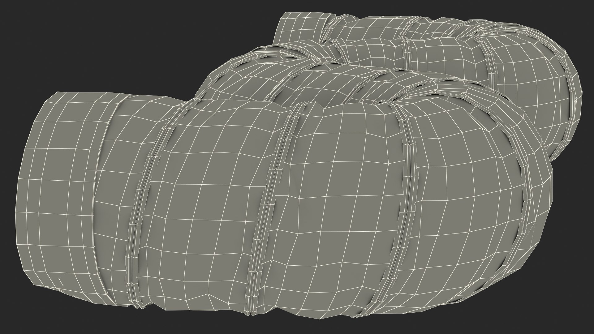 3D PVC Coated Fabric Flexible Duct - TurboSquid 1848945