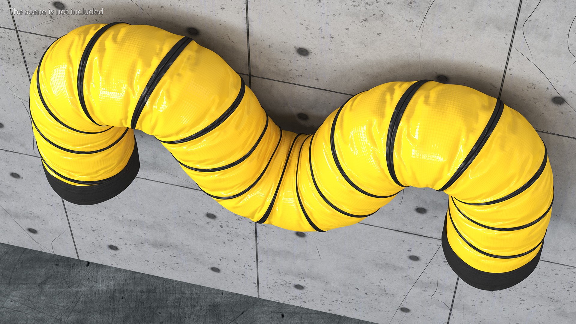 3D PVC Coated Fabric Flexible Duct - TurboSquid 1848945