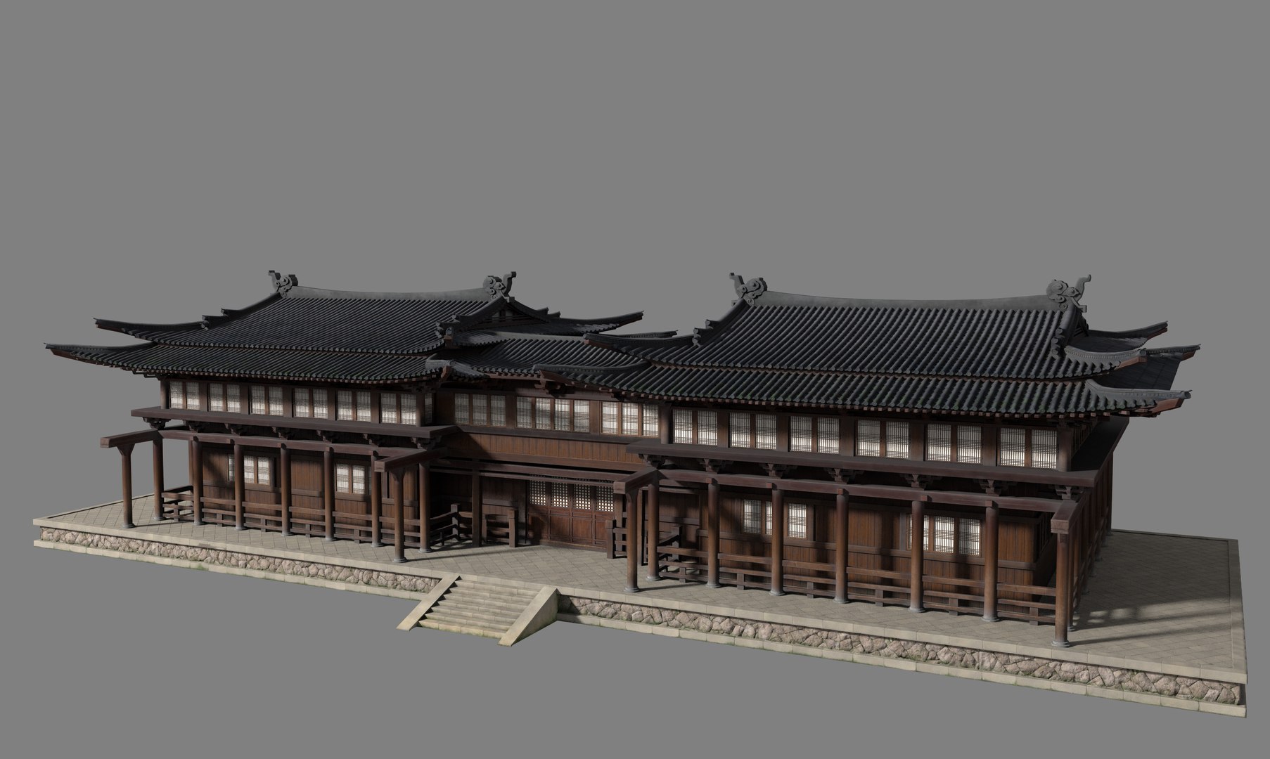 Ancient Architecture 3D Model - TurboSquid 2053622