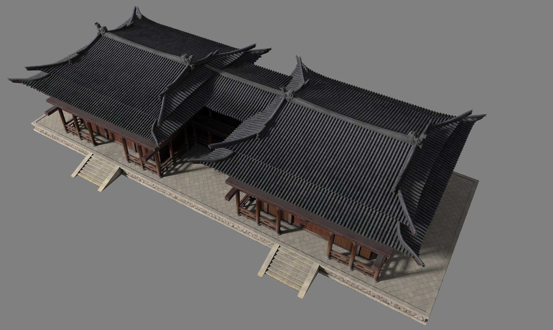 Ancient Architecture 3D Model - TurboSquid 2053622