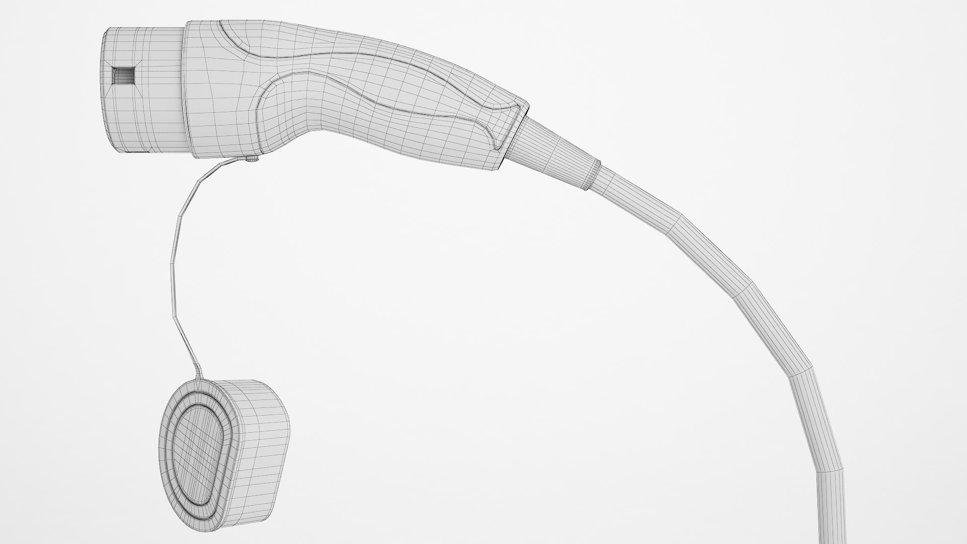3D Ev Charging Plug Model - TurboSquid 1452334