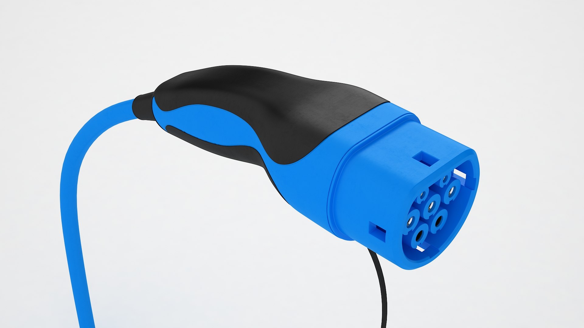 3D Ev Charging Plug Model - TurboSquid 1452334