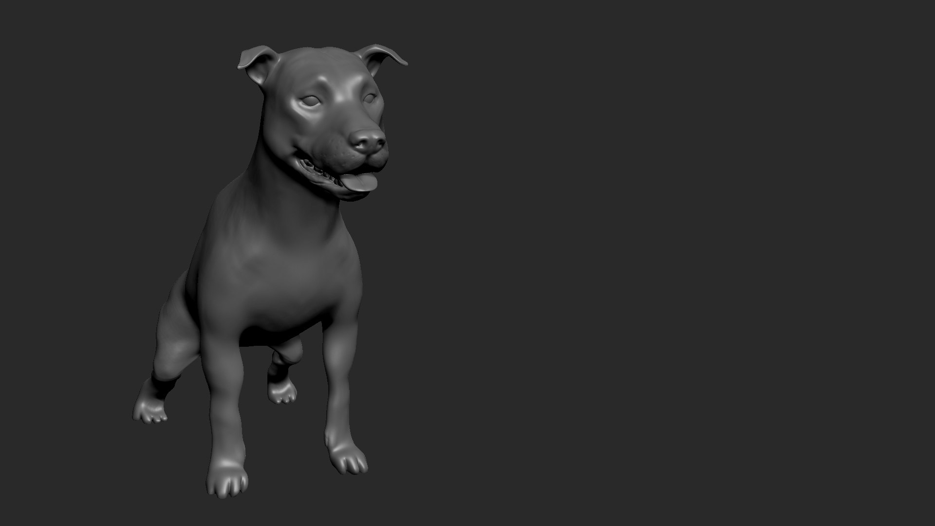 Pitbull 3D Model - TurboSquid 1697620