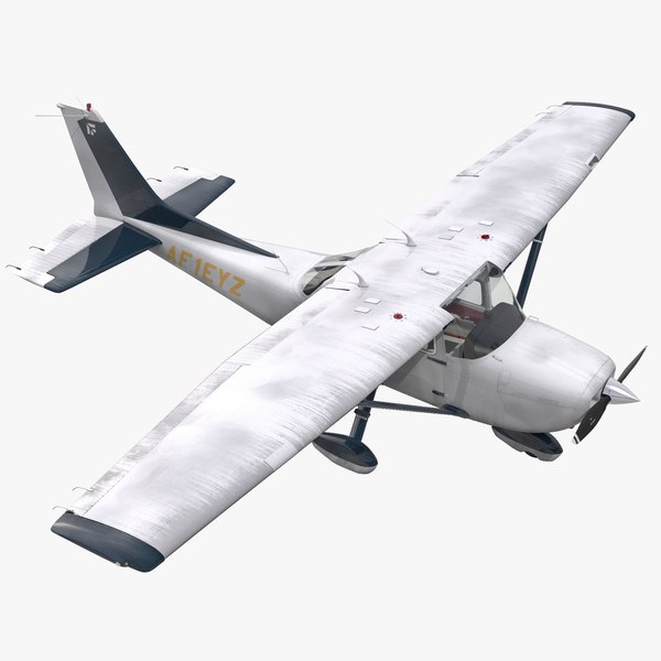 cessna 172 3d model