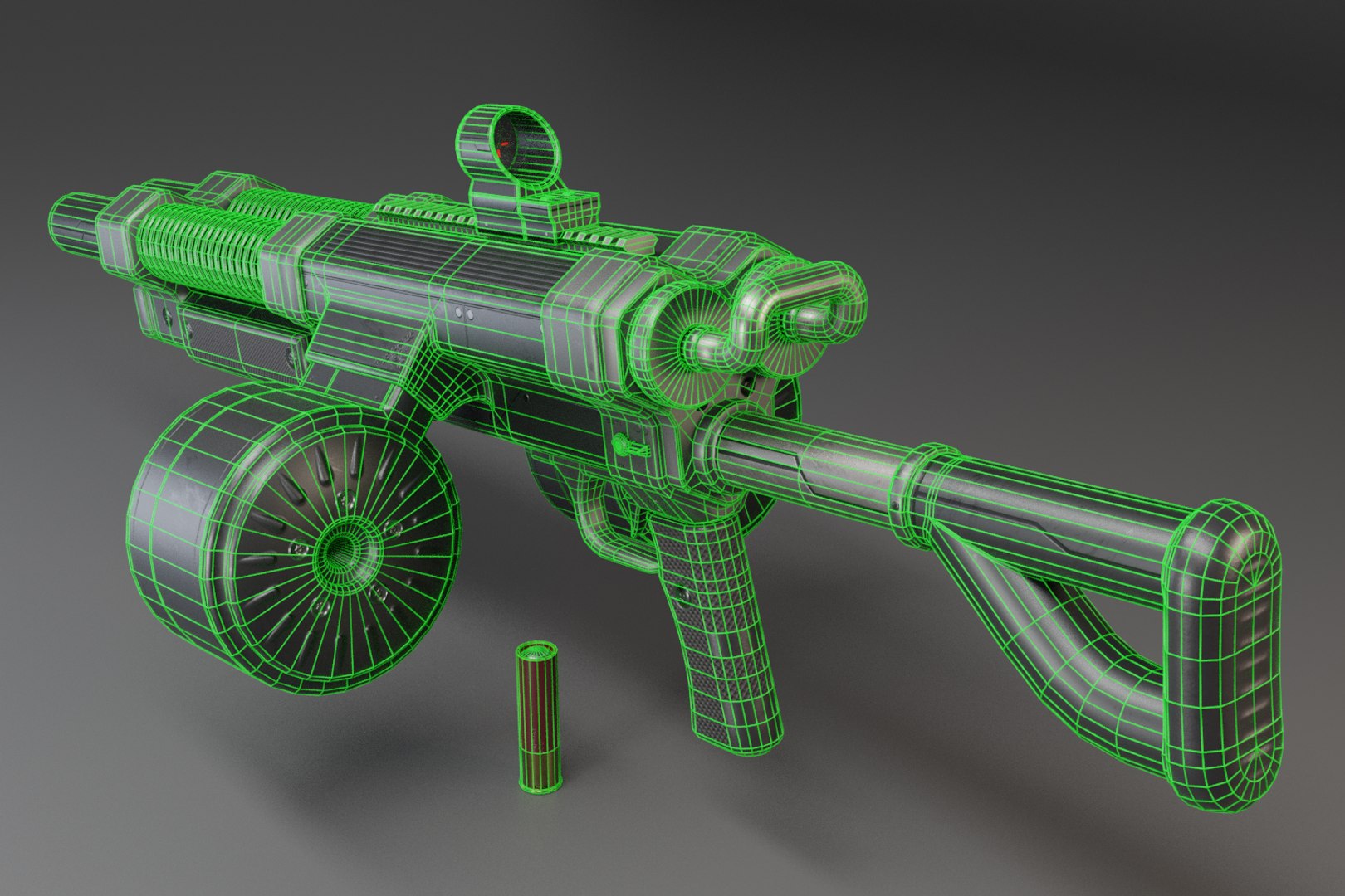 Gun shell metallic 3D model - TurboSquid 1436108
