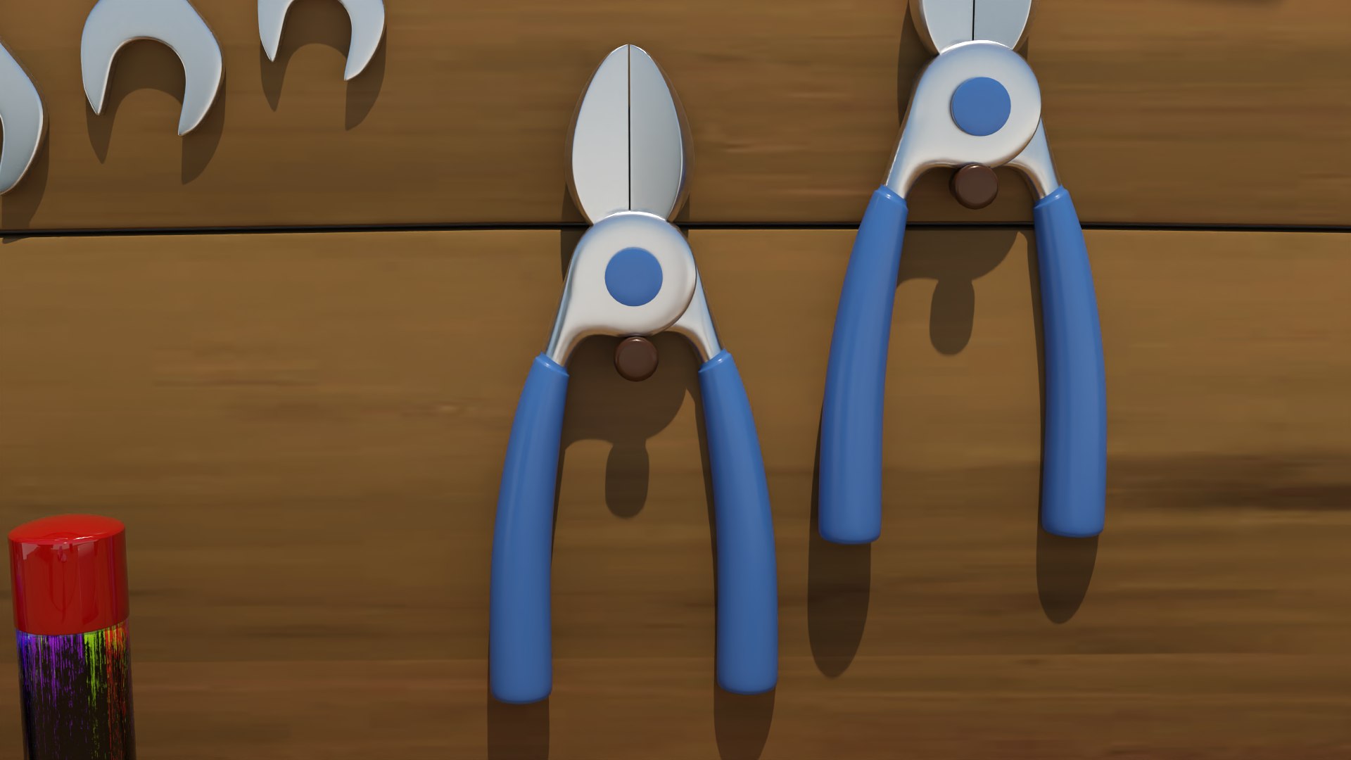 Cartoon Hand Tool Set 3D model - TurboSquid 1777927