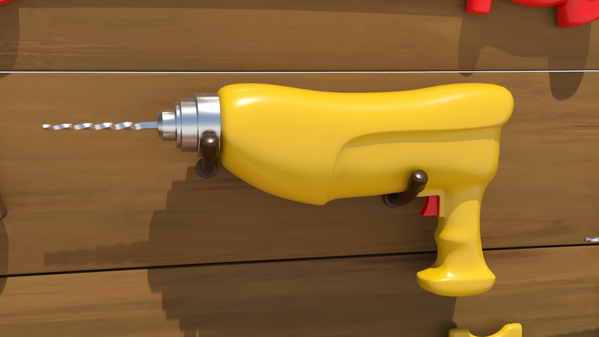 Cartoon Hand Tool Set 3D model - TurboSquid 1777927