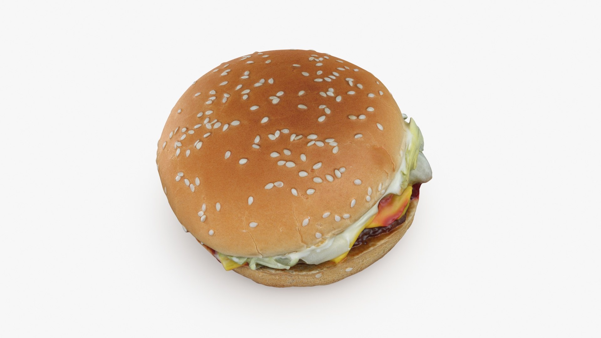 3D Cheeseburger 02 - TurboSquid 2181682