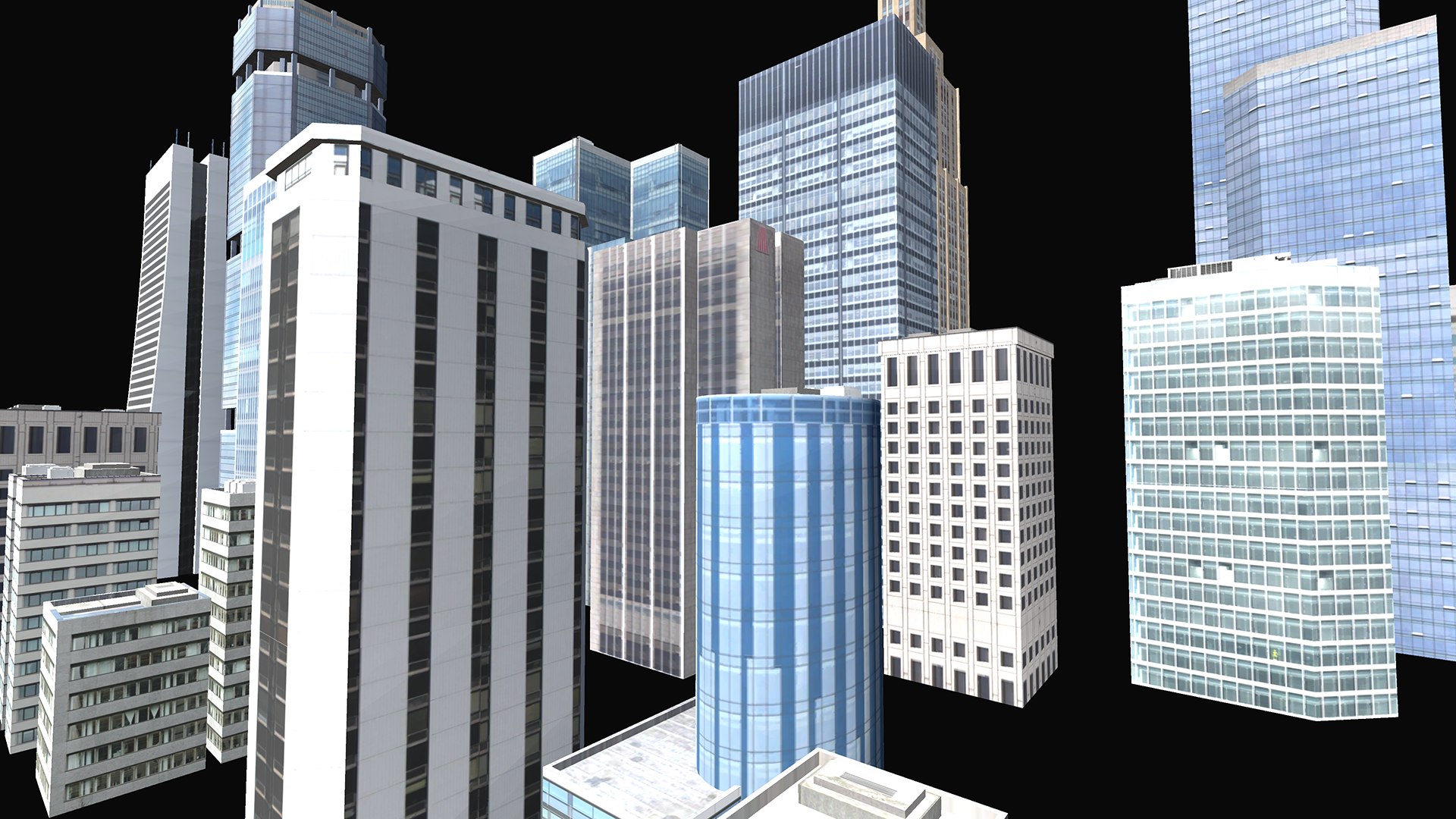 3D Model Buildings Pack Low Poly Model With Texture - TurboSquid 2313675