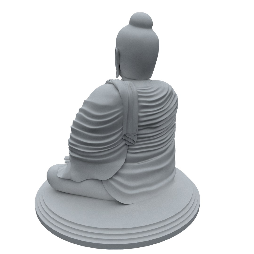 3d model buddha gautama spiritual