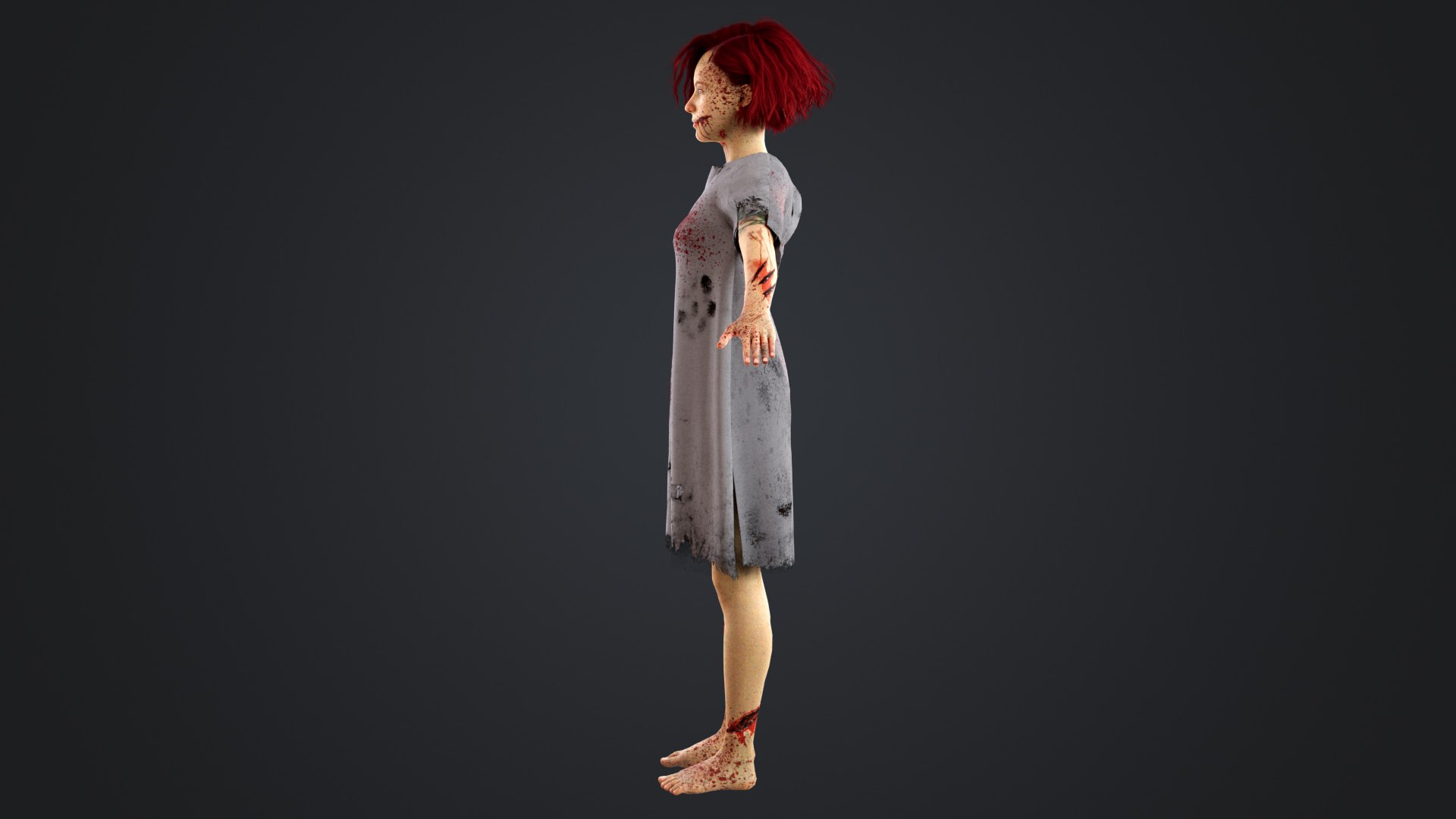 Zombie Rigged Model - TurboSquid 2294477