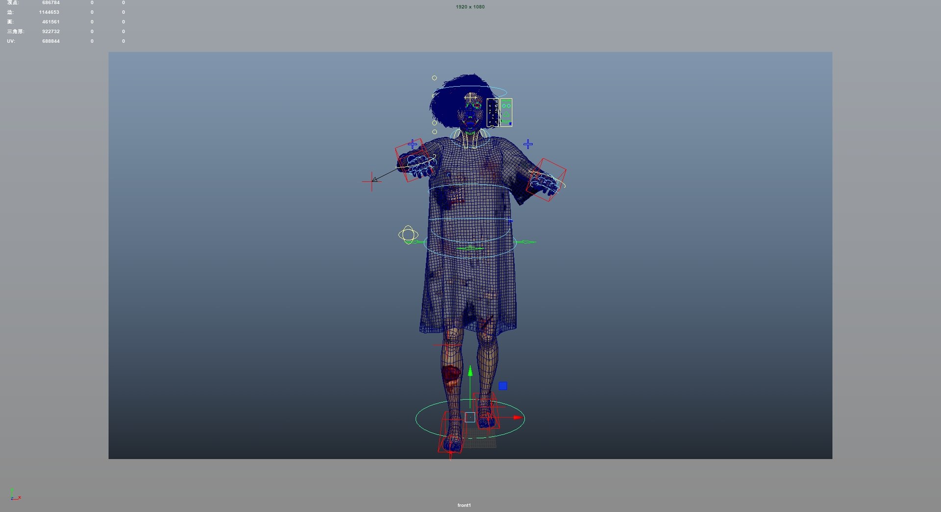 Zombie Rigged Model - TurboSquid 2294477