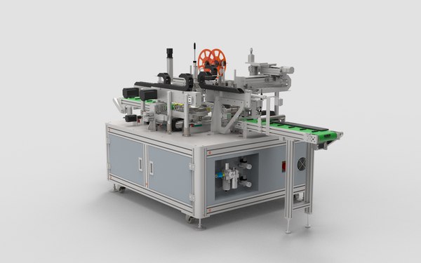 Polymer Battery Plastic Labeling Machine 3D model - TurboSquid 1874417