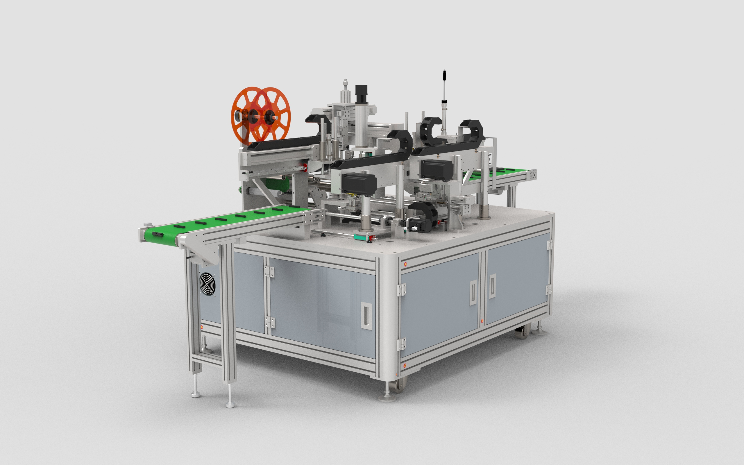 Polymer Battery Plastic Labeling Machine 3D model - TurboSquid 1874417