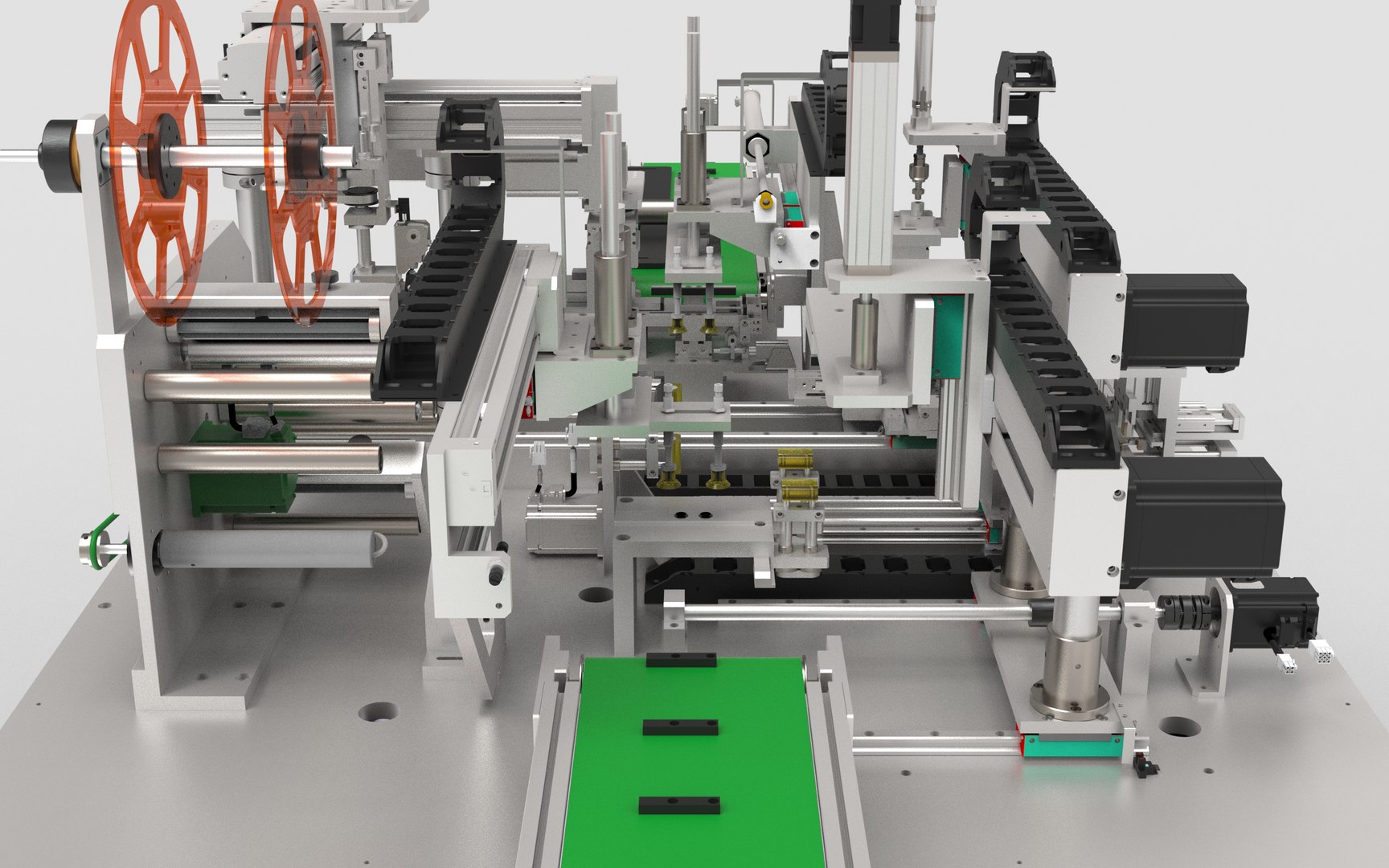 Polymer Battery Plastic Labeling Machine 3D Model - TurboSquid 1874417