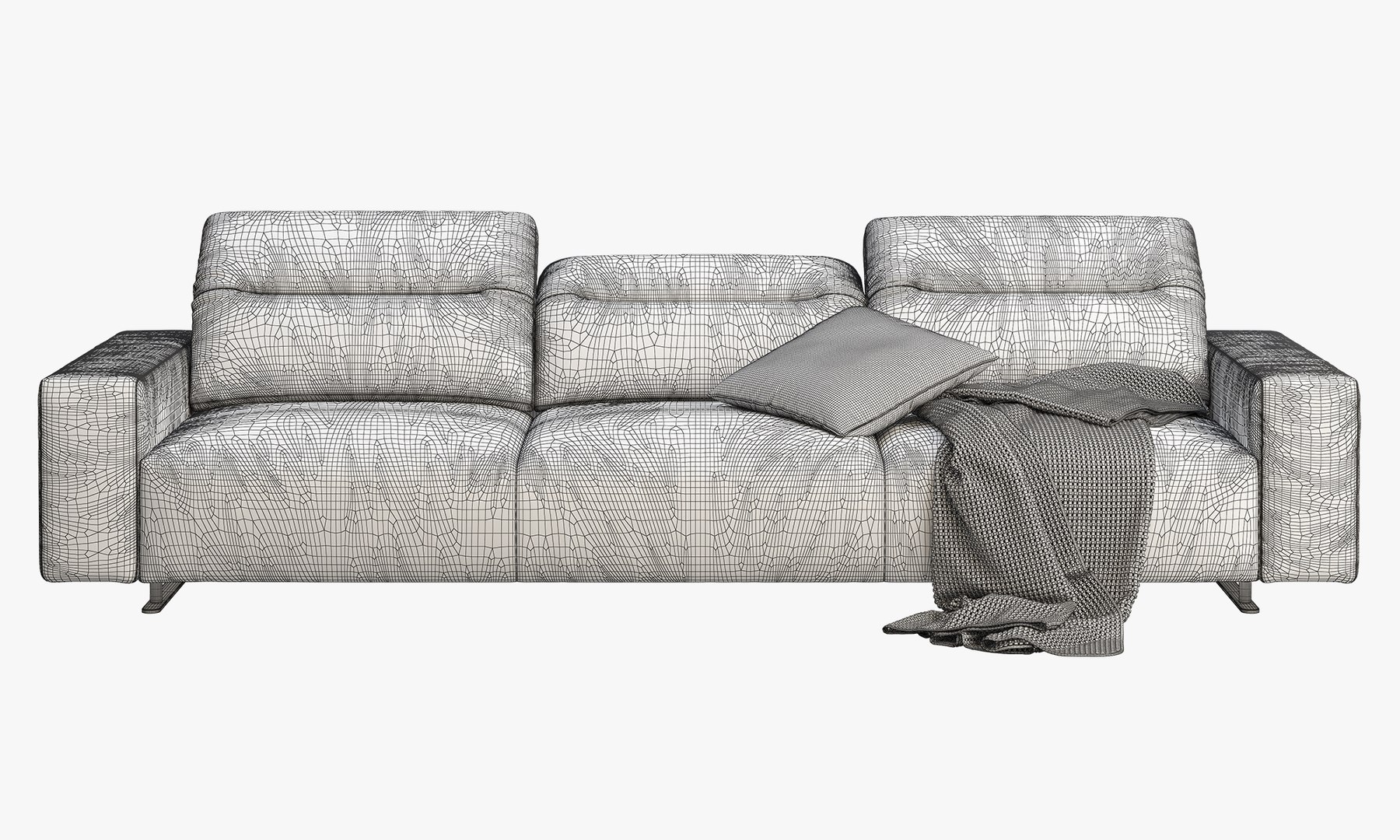 Boconcept Hampton 3-seater Sofa 3D Model - TurboSquid 1626476