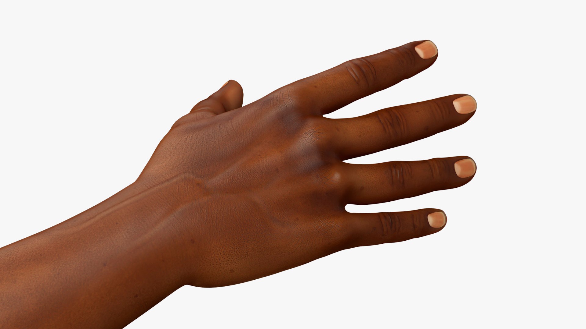 3D Realistic African Man Hands Rigged Model - TurboSquid 2384575