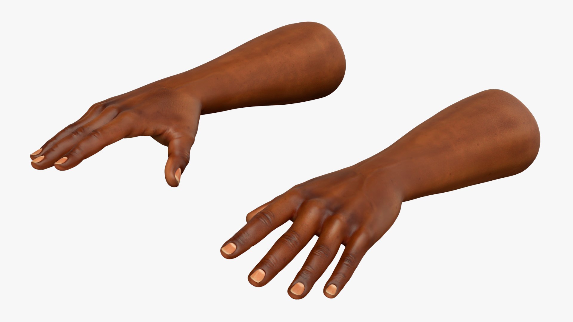 3D Realistic African Man Hands Rigged Model - TurboSquid 2384575