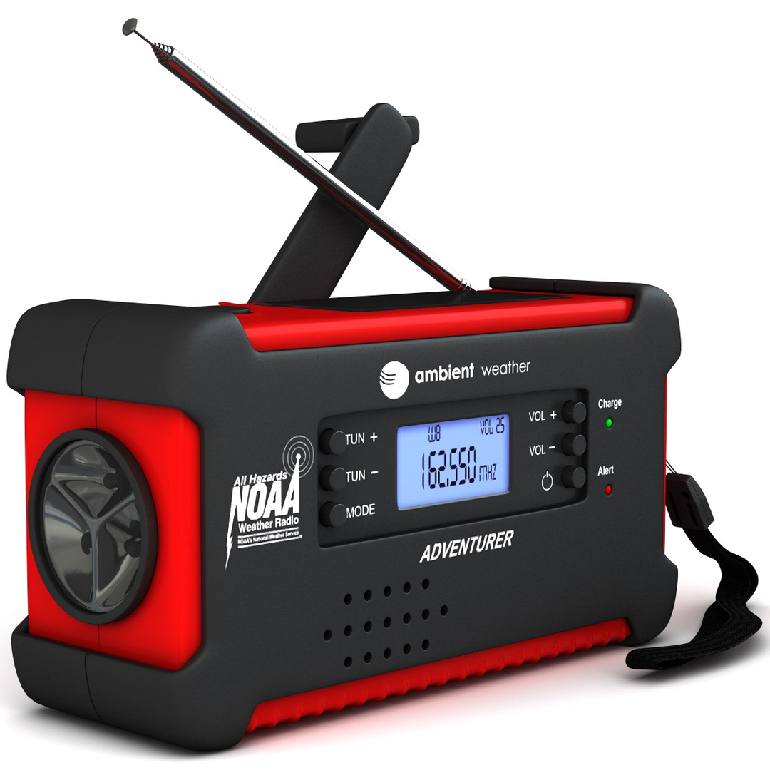 emergency solar radio digital max