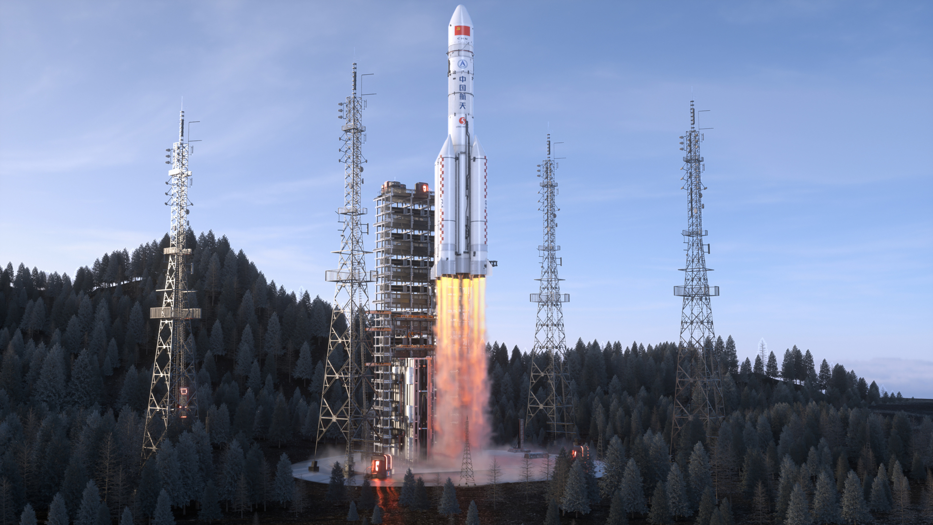 3D модель rocket take off - TurboSquid 1987606