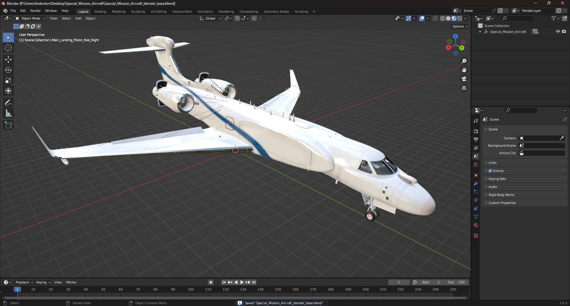 3D Special Mission Aircraft - TurboSquid 2324099