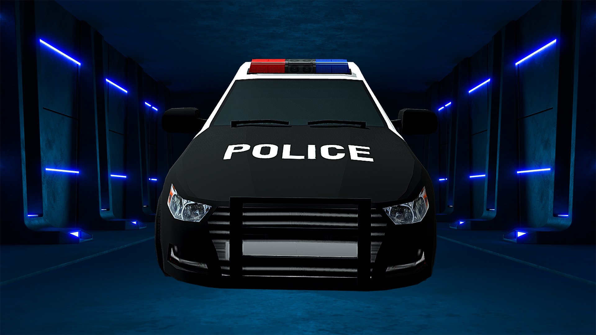 3D Low Poly Police Vehicle Model - TurboSquid 1865487