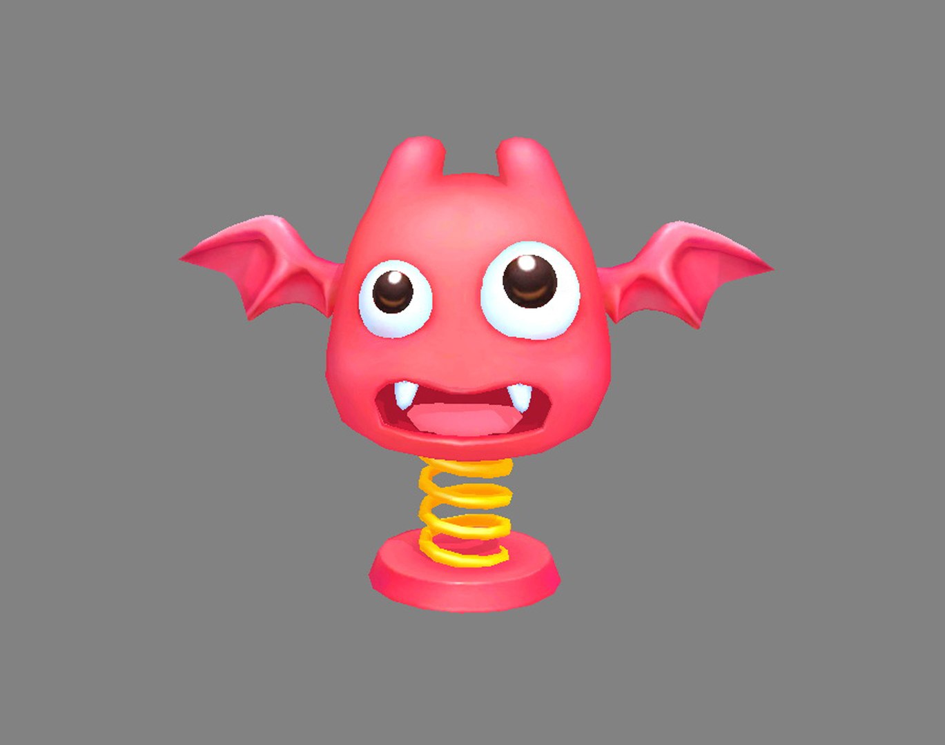 Scary toy spring 3D model - TurboSquid 1712213