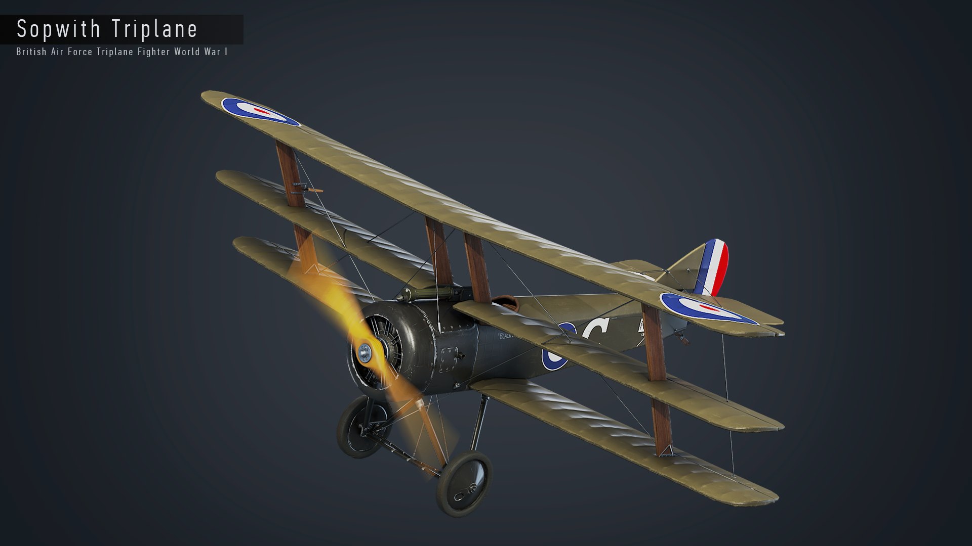 3D Plane Gameready Sopwith Model - TurboSquid 1554695