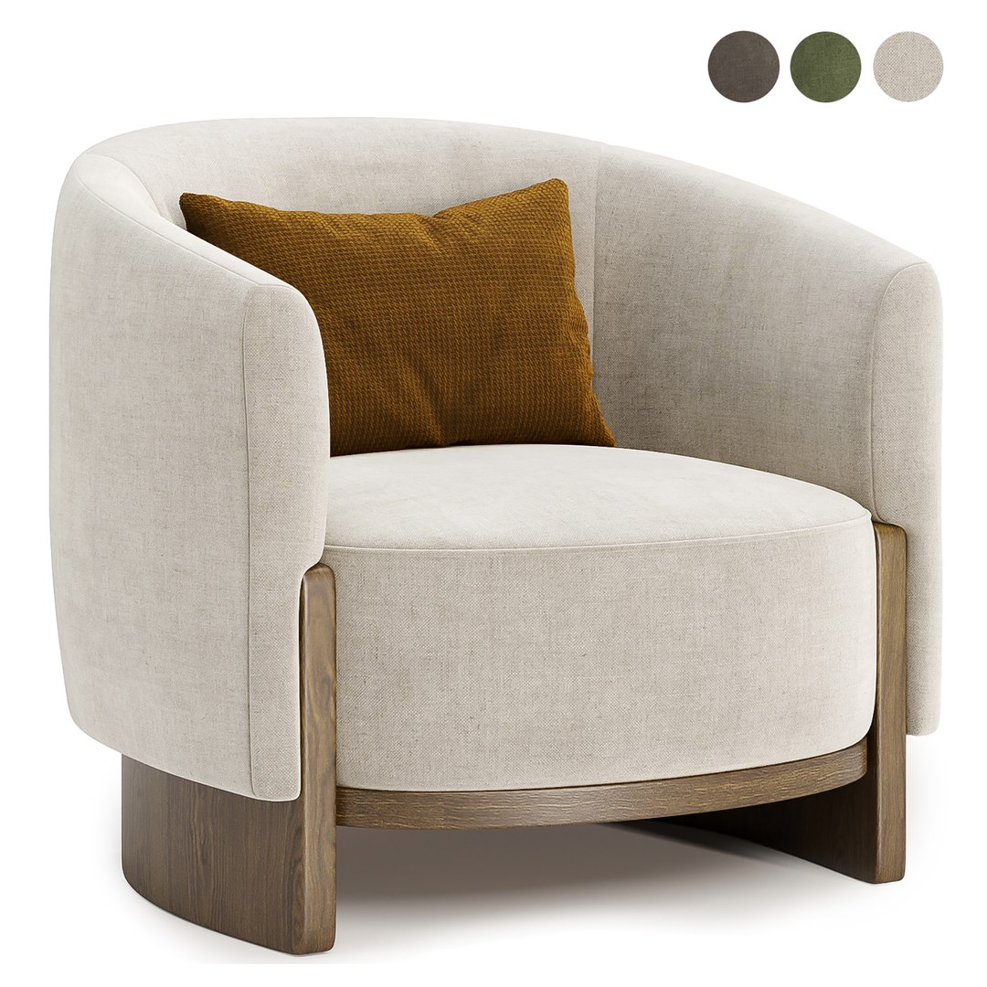 3D HUG Armchair By Parla Design - TurboSquid 2170086