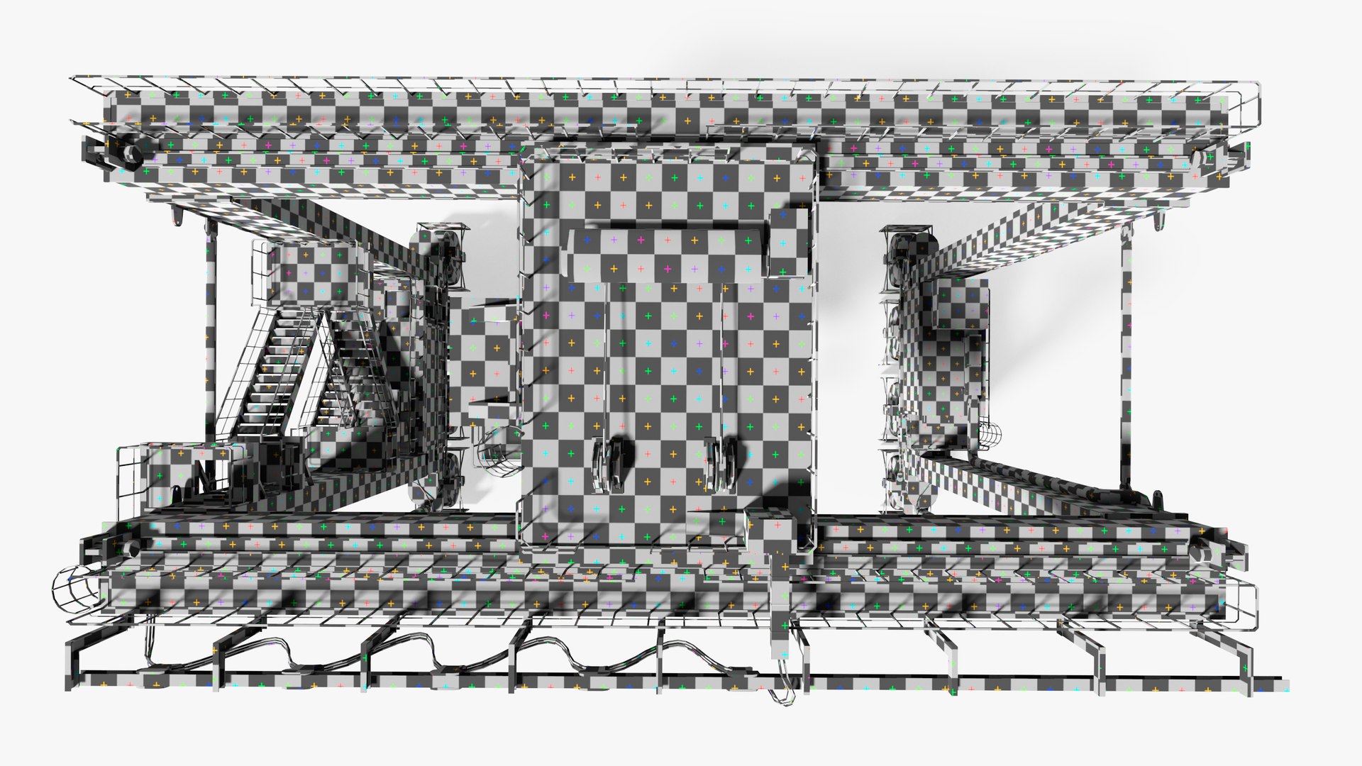 Rtg gantry crane 3D model - TurboSquid 1515896