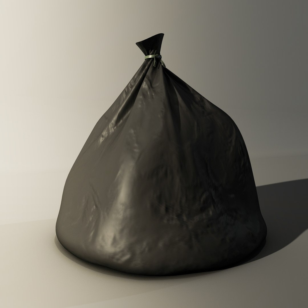 trash bag 3d model