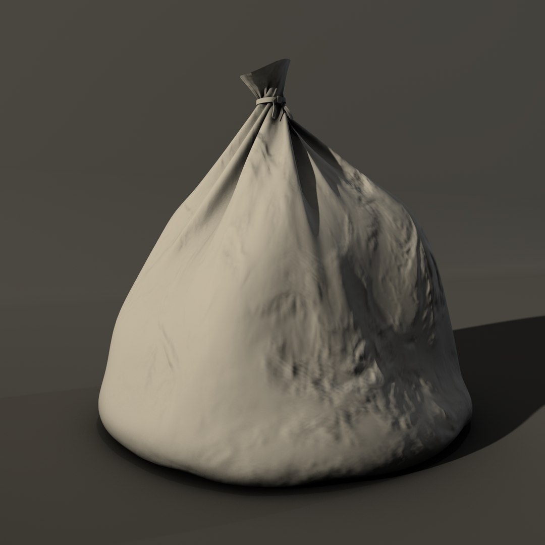 trash bag 3d model