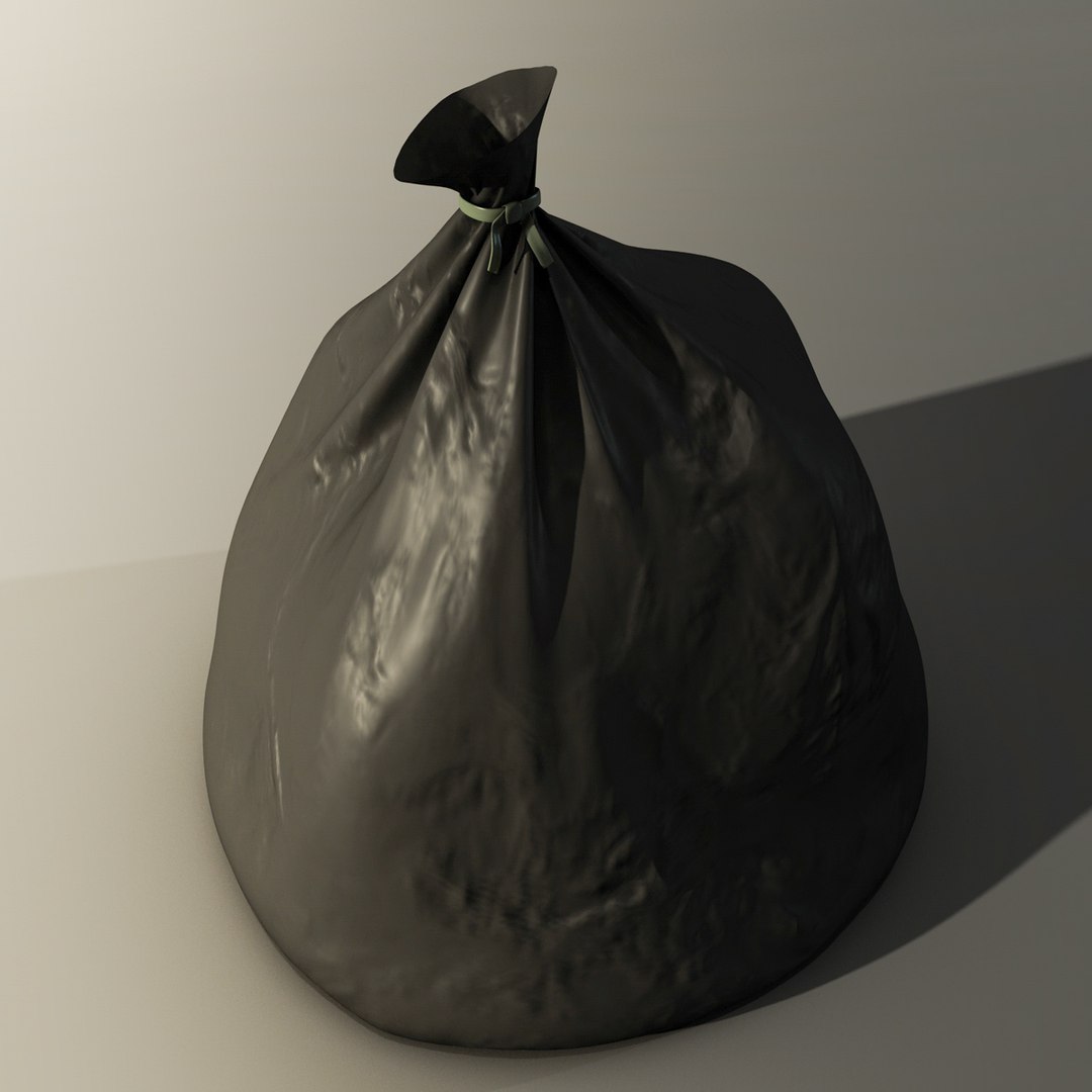 trash bag 3d model