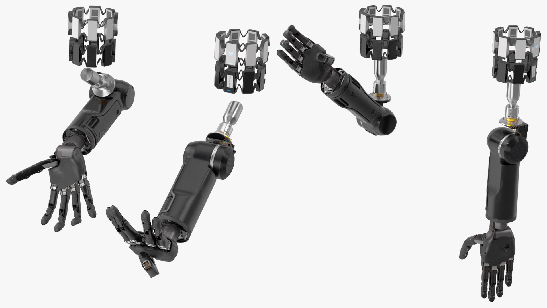 3D Brain Controlled Prosthetic Limbs Rigged model - TurboSquid 2091507