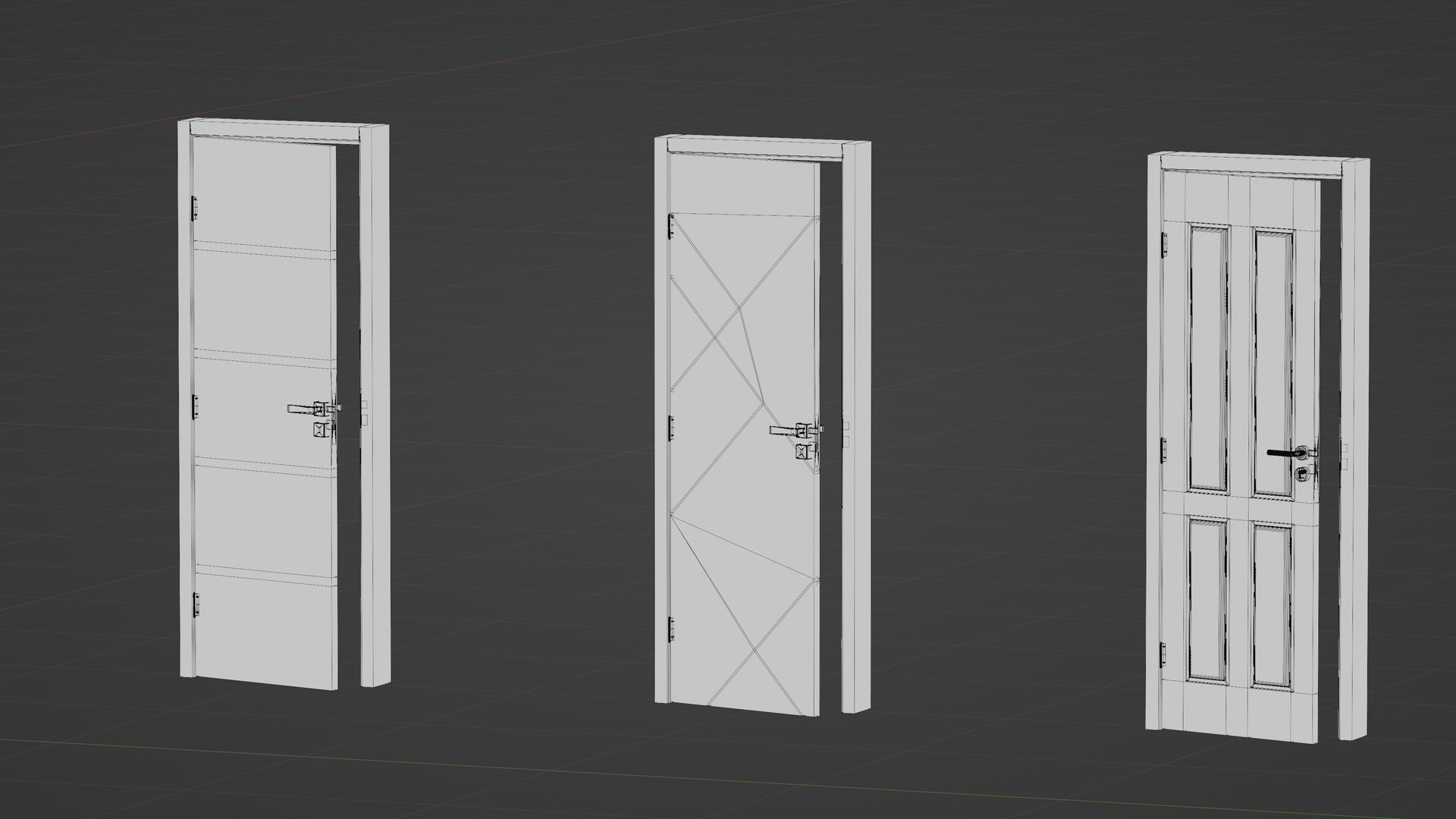 3D Doors Pack Model - TurboSquid 2197923