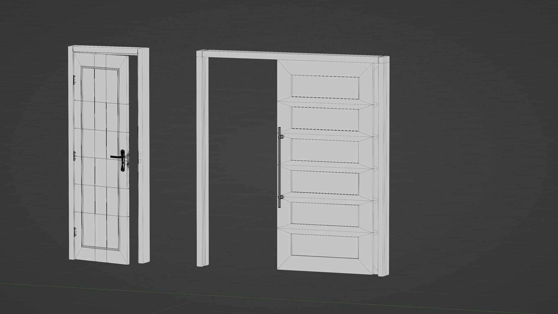 3D Doors Pack Model - TurboSquid 2197923