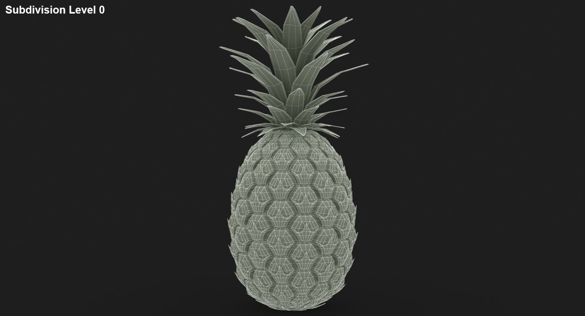 3D realistic pineapple - TurboSquid 1262349