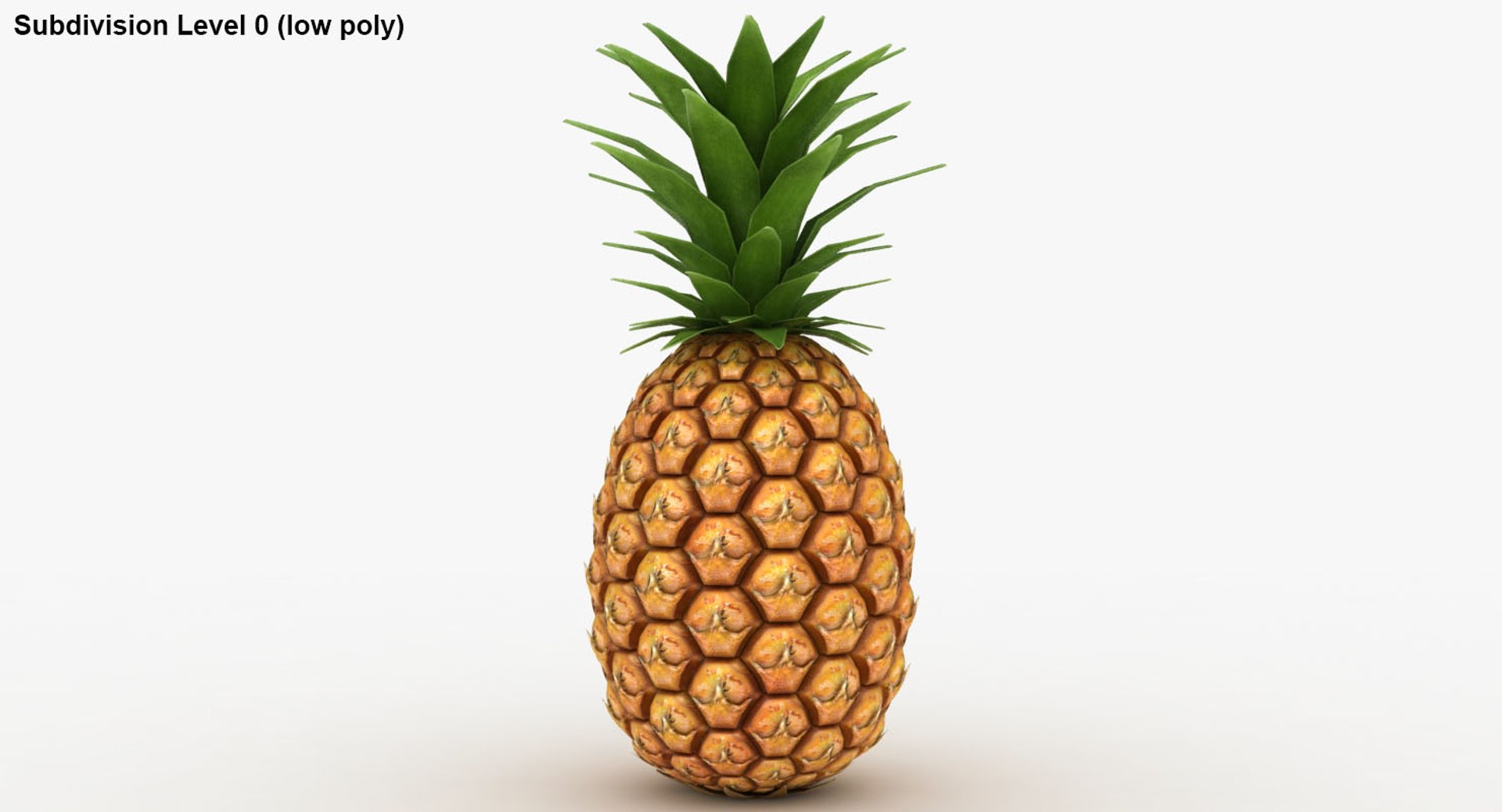 3D realistic pineapple - TurboSquid 1262349