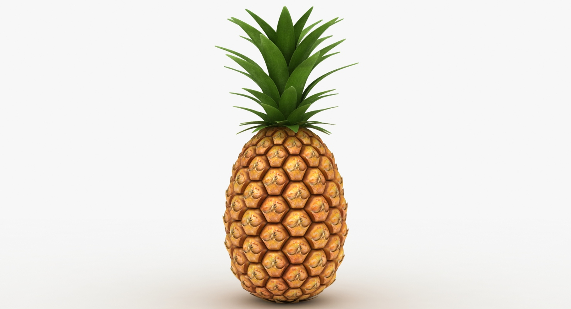 3D Realistic Pineapple - TurboSquid 1262349