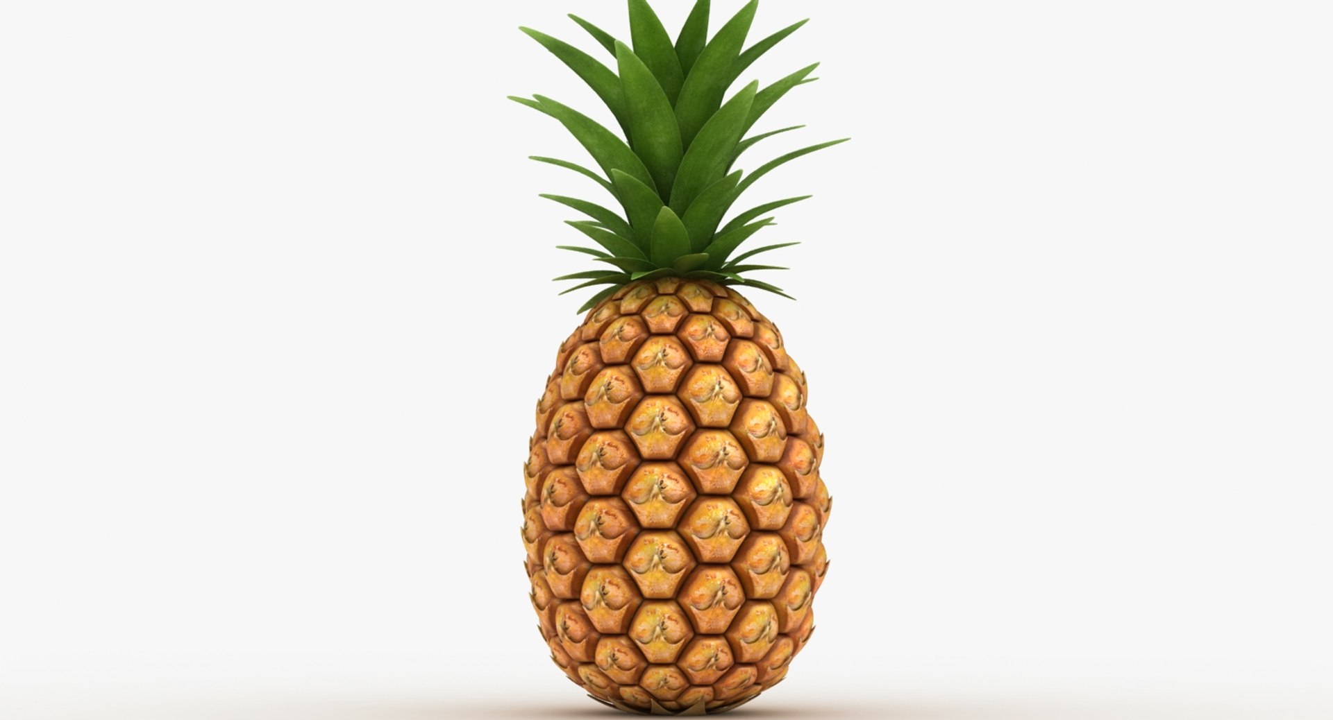 3D Realistic Pineapple - TurboSquid 1262349