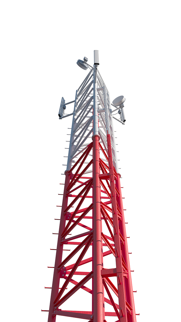 3D cell tower model - TurboSquid 1673469